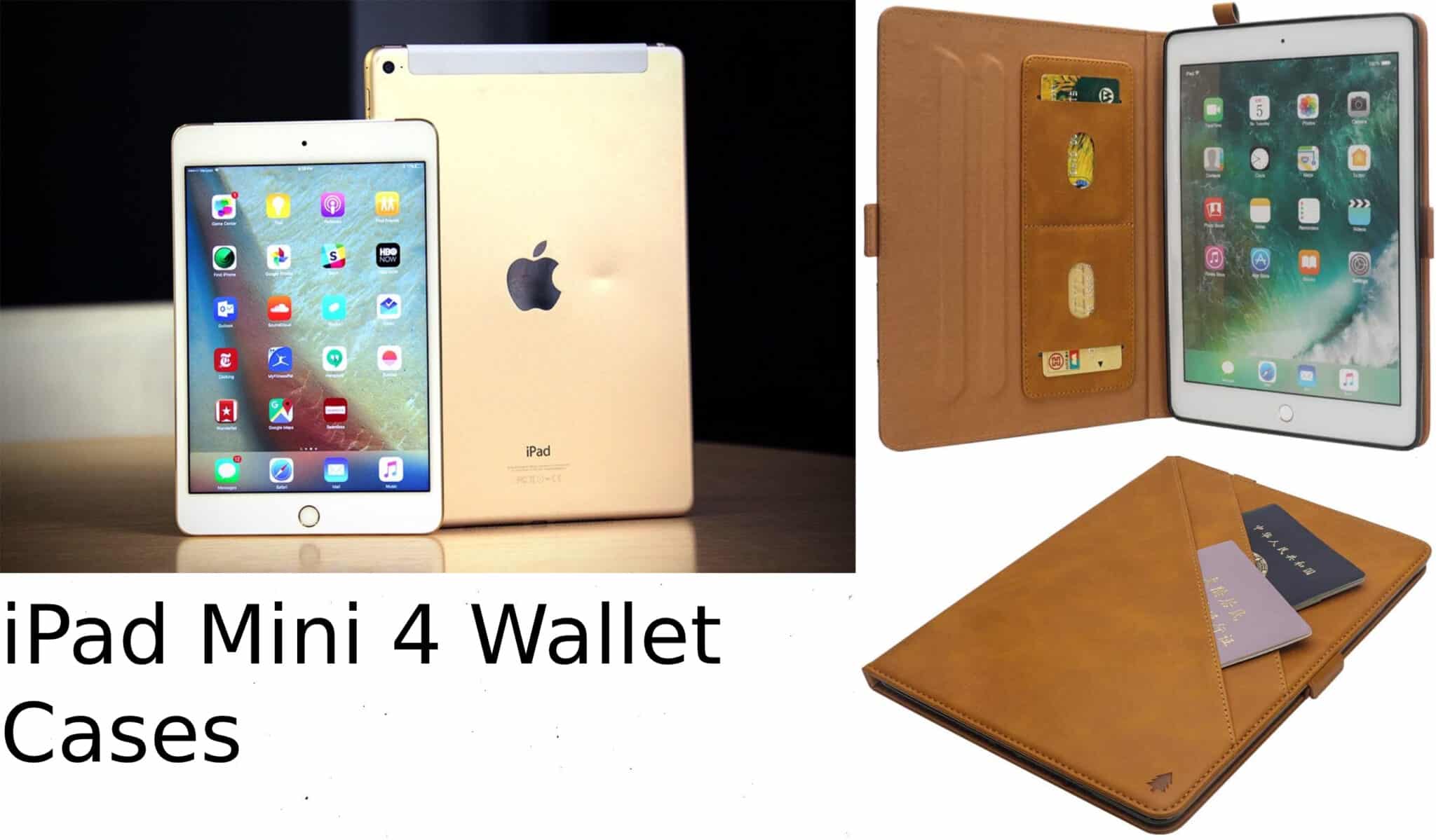 iPad Mini 4 Wallet Case- Premium Quality iPad Cases