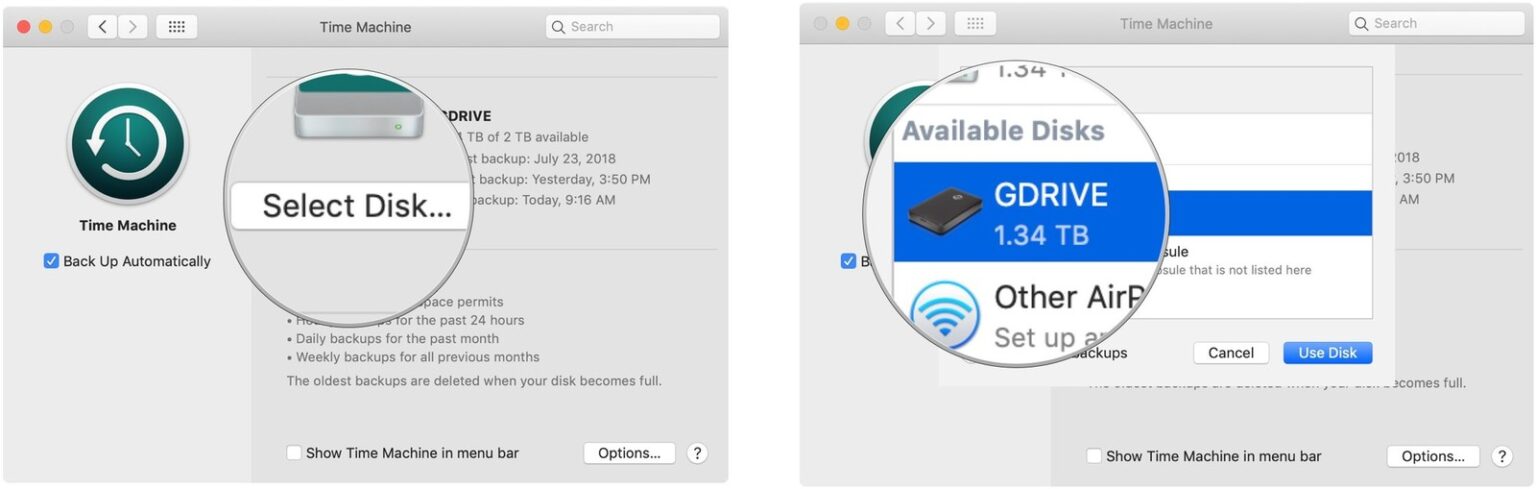 How to backup Mac with Time Machine?