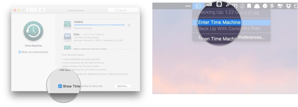 How to backup Mac with Time Machine?