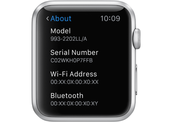 Check Apple Watch generation and serial number easily!