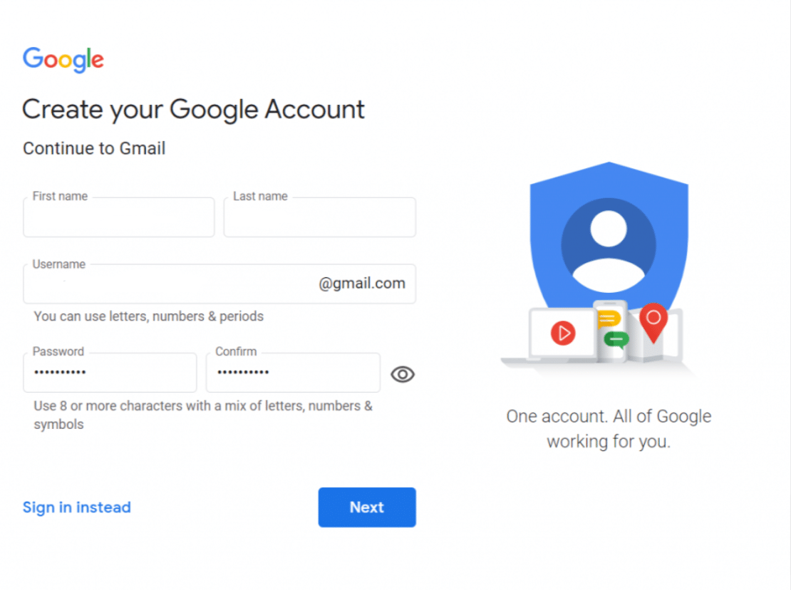  Crea Tu Nueva Cuenta De Gmail Con Unos Pocos Clics 