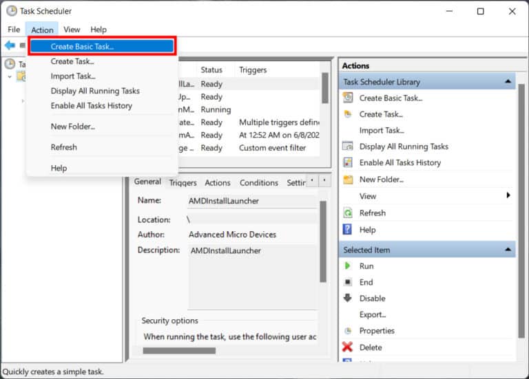 How to create automated tasks on Windows 11? - GadgetArq.com